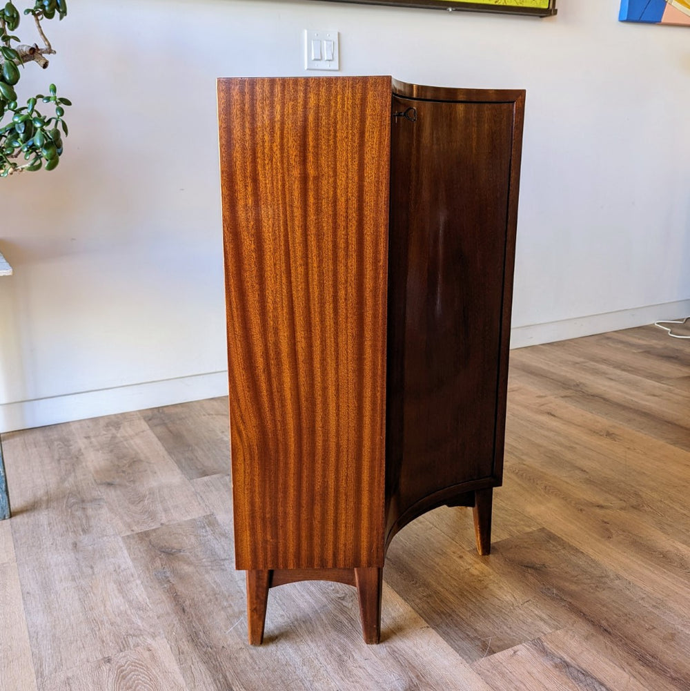 Swedish Modern Corner Cabinet