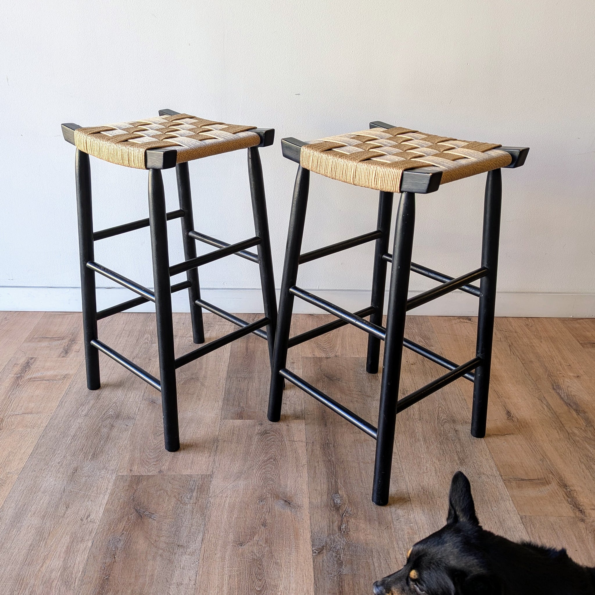 MCM Bar Stools, a pair