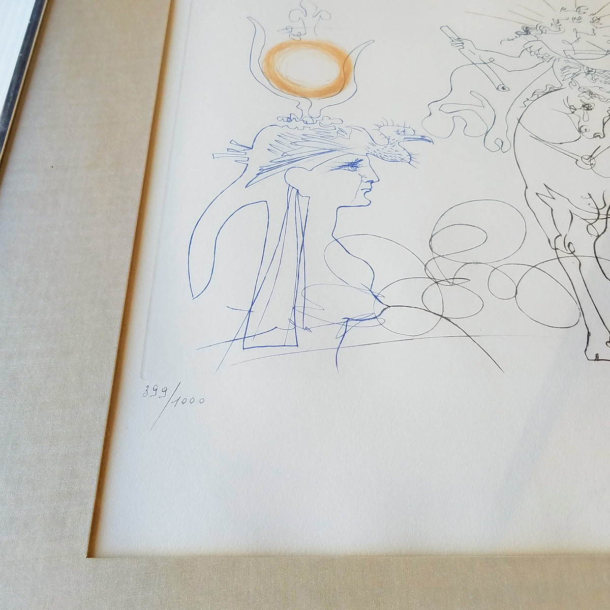 Salvador Dali 'Caesar and Cleopatra'